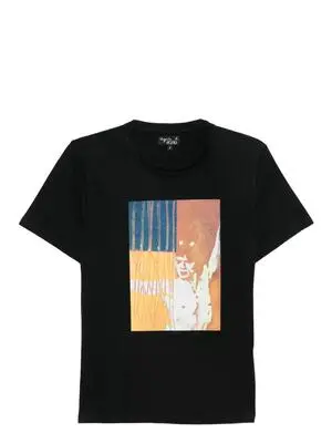 AGNÈS B. X Brendan Lynch Le Mixte T-shirt - Black