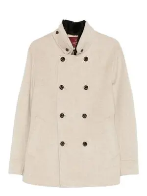 MONTECORE Double-breasted Coat - Beige