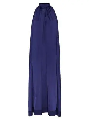 Vilebrequin Long Silk Satin Rafaela Dress - Blue