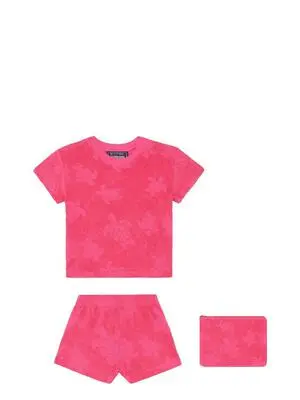 Vilebrequin Baby Terry Jacquard Set - Pink