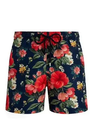 Vilebrequin Floral Print Swim Shorts - Blue
