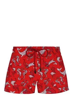 Vilebrequin Printed Swim Shorts - Red