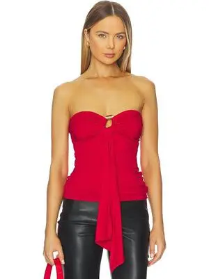 LOVERS AND FRIENDS Antoinette Top - Red
