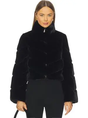 Generation Love Brianna Faux Fur Jacket - Black