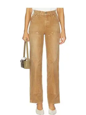 Veronica Beard Dylan High-rise Straight-leg Jeans - Pebble Sand