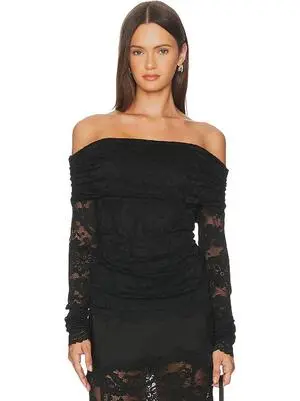 Generation Love Romeo Lace Top - Black