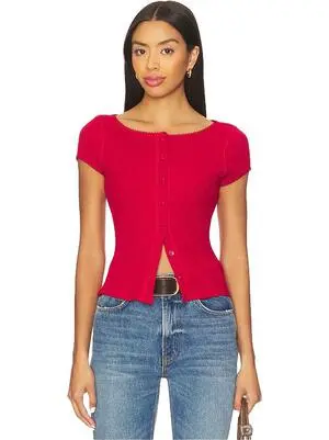 Free People Most Wanted Cardi - Red