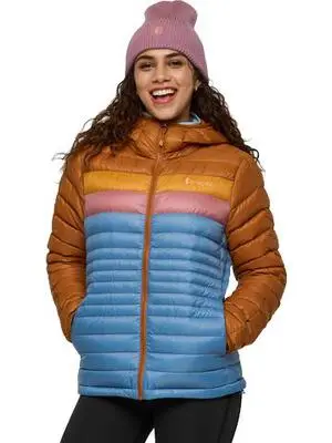 COTOPAXI Fuego Down Hooded Jacket - Sienna/fjord