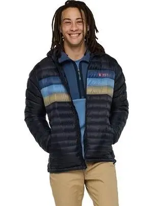 COTOPAXI Fuego Down Hooded Jacket - Carbon Stripes