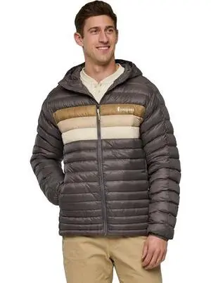 COTOPAXI Fuego Down Hooded Jacket - Cinder Stripes