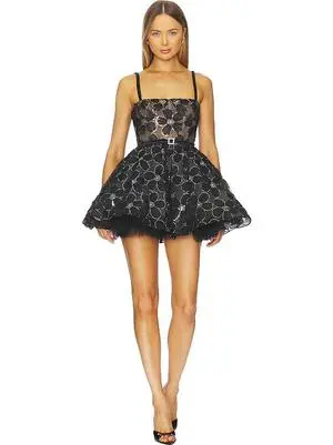 BRONX BANCO Mademoiselle Mini Dress - Black