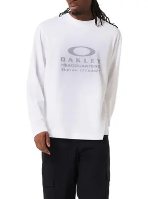 Oakley Illusion Graphic Long Sleeve Tee - White