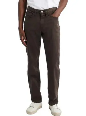 34 Heritage Charisma Relaxed Straight Leg Twill Pants - Brunette Twill