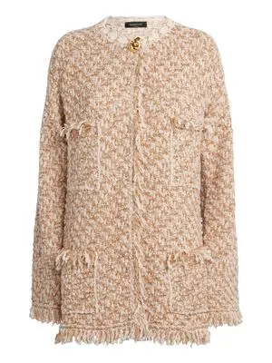 Fabiana Filippi Sequin Tweed Jacket - Beige