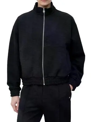 Hugo Textured Zip-up Jacket - Black