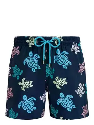 Vilebrequin Turtle-print Swim Shorts - Blue
