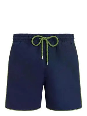 Vilebrequin Piped-trim Swim Shorts - Blue