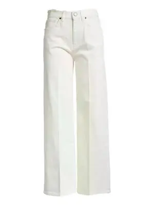 PT TORINO Pressed-crease Wide Leg Jeans - White