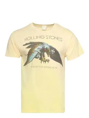 MadeWorn Rolling Stones Tour '75 Graphic T-shirt - Yellow