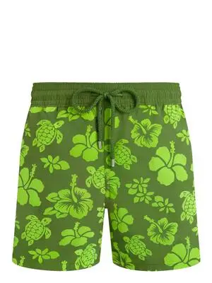 Vilebrequin Elasticated-waistband Swim Shorts - Green