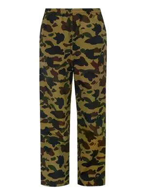 A BATHING APE Camouflage-Print Trousers