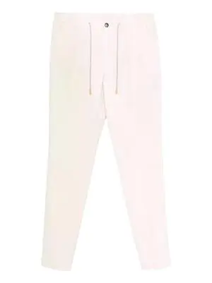 L.B.M. 1911 Drawstring-waist Tapered Trousers - White