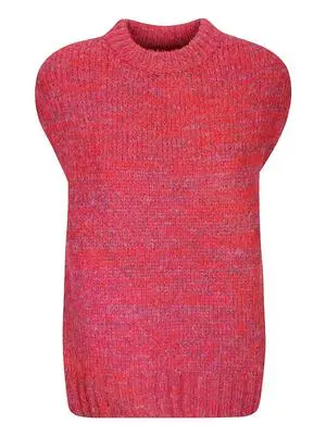 THIBAULT VAN DER STRAETE Sleeveless Pullover - Red