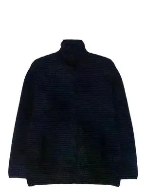 Emporio Armani Textured Jacket - Blue