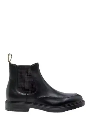 DOUCAL'S Panelled Leather Chelsea Boots