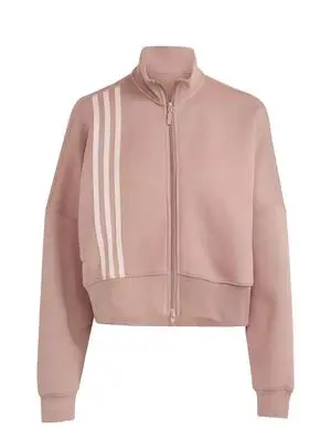 Adidas Off Placed Zip-up Sweatshirt - Pink