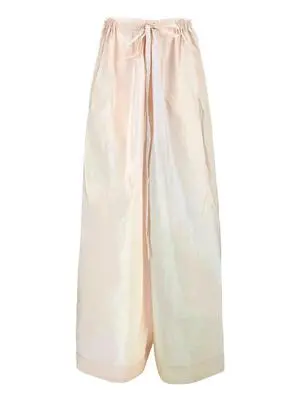 DANIELA GREGIS Drawstring Palazzo Pants - Pink