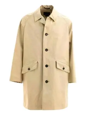 Montedoro Button-pocket Coat - Neutrals