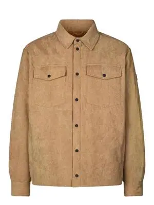 SAVE THE DUCK Magnus Corduroy Shirt Jacket - Neutrals