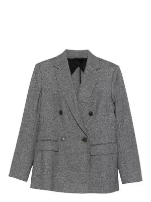 Max Mara Double-breasted Blazer - Grey