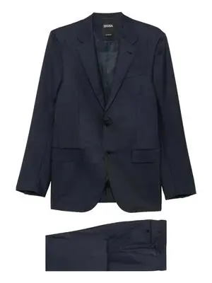 Zegna Pinstripe Two-piece Suit - Blue