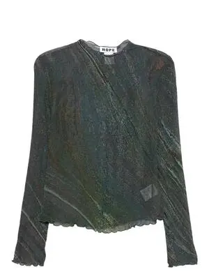 HOPE Abstract-Print Top