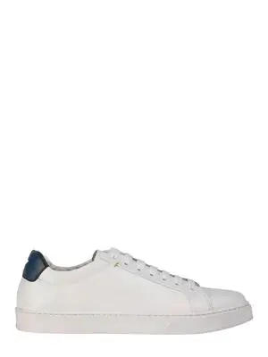 DOUCAL'S Lace-up Leather Sneakers - White