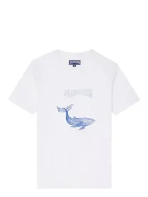 Vilebrequin Whale-print Crew-neck T-shirt - White