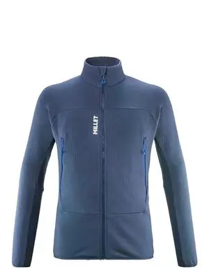 PASCAL MILLET Fusion Grid-panel Jacket - Blue