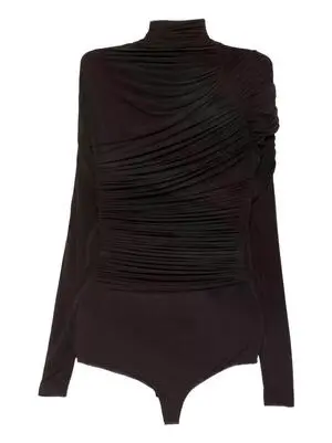 FRANCESCO MURANO Bodysuit Top - Brown