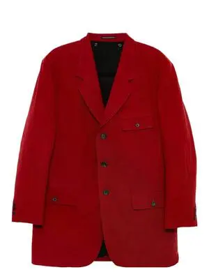 YOHJI YAMAMOTO Single-Breasted Coat