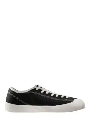 VILLAGE PM 1.30pm Topstitched Sneakers - Black