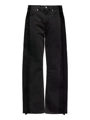MAISON MARGIELA Split-leg Cotton Pants - Black
