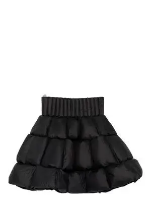 RAXXY Quilted Padded Mini Skirt - Black
