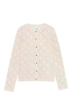 BLUGIRL Diamond-knit Cardigan - Neutrals