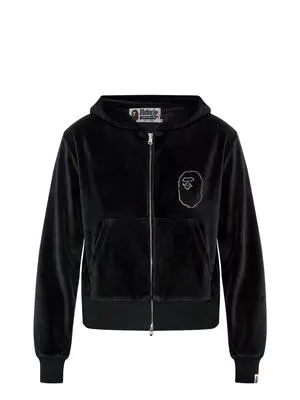 A BATHING APE® A Bathing Ape® Ape Head Velour Hoodie