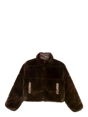 SAVE THE DUCK Faux-fur Reversible Jacket - Brown