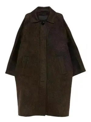 Max Mara Buttoned Coat - Brown
