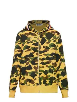 A BATHING APE® 1st Camo Shark Full Zip Hoodie - Yellow