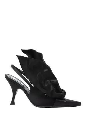 Moschino Bow Detail Slingback Pumps - Black